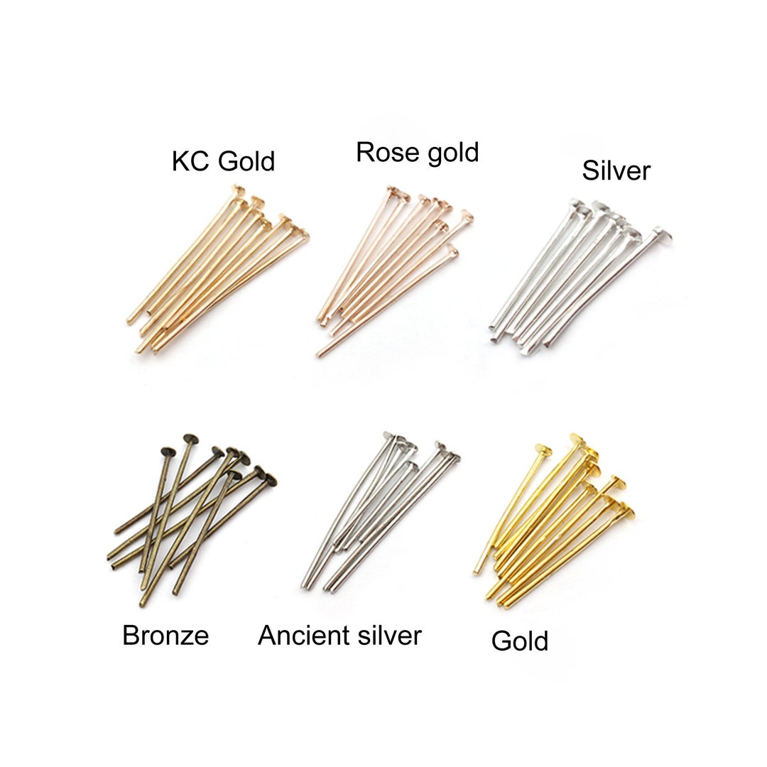 45g Multiple Sizes Headpins Head Pins,jewelry Findings, Handmade ...