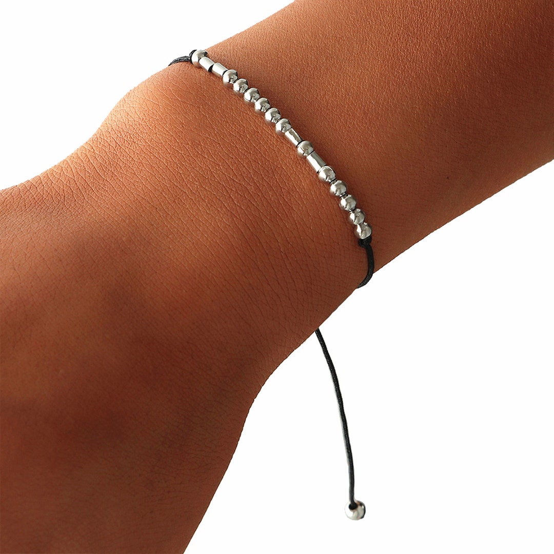 Morse Code Bracelets for Women,friendships Inspirational Gifts Mom Wife ...