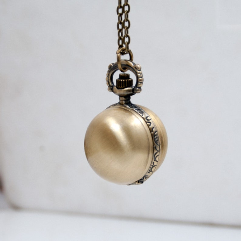 1pcs Smooth Pocket Watch Charms Pendant With Chain watch | Etsy
