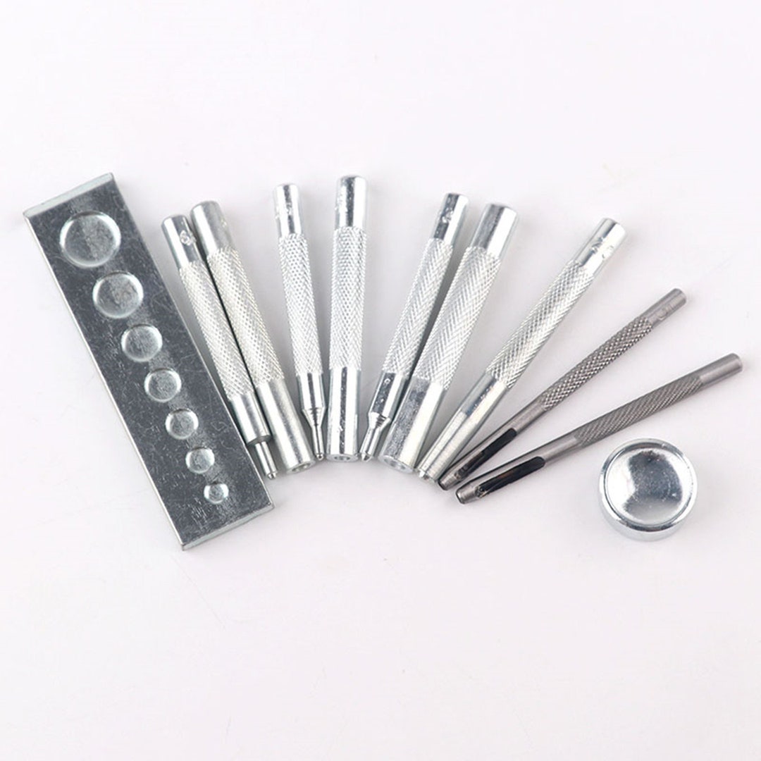 DIY Handmade Leathercraft Fastening Tools Snap Setting Tool Set ...