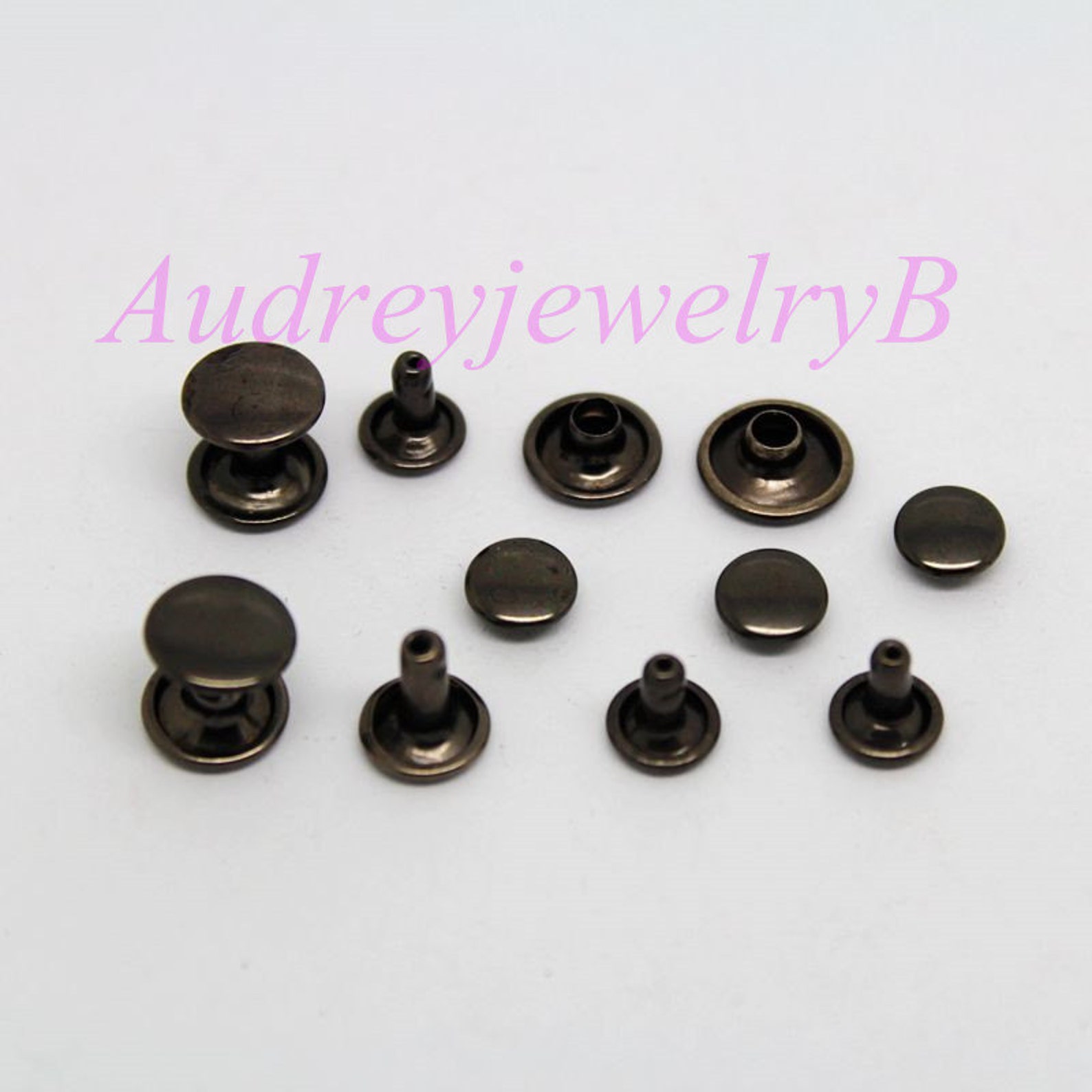 100set 65mm Double Sided Rivets Hit Nails Studs Rivets BRONZE | Etsy