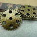 100pcs 11mm-15mm-18mm-20mm-25mm Filigree Gear Charm Pendant Jewelry ...