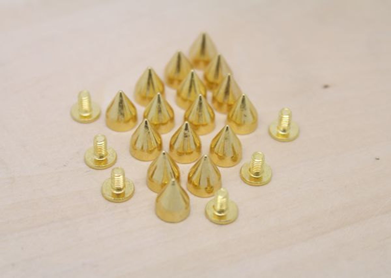 30 Sets Sew on Glue on Rivets Studs Metal Bullet Stud - Etsy