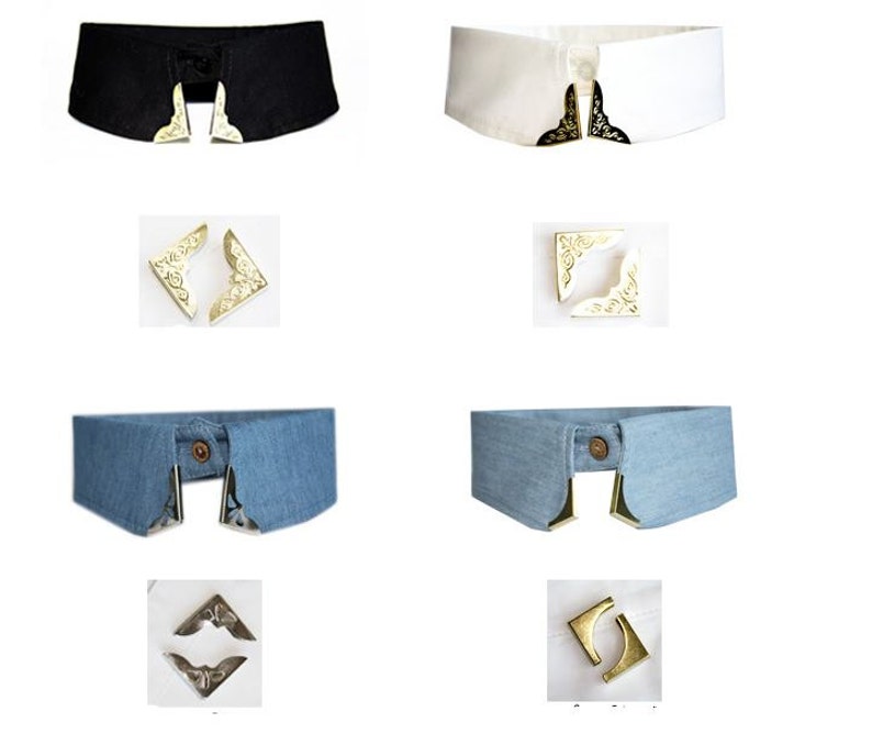 8pcs Vintage Alloy Collar Clip Corner: Western Shirt Wing Tips - Etsy