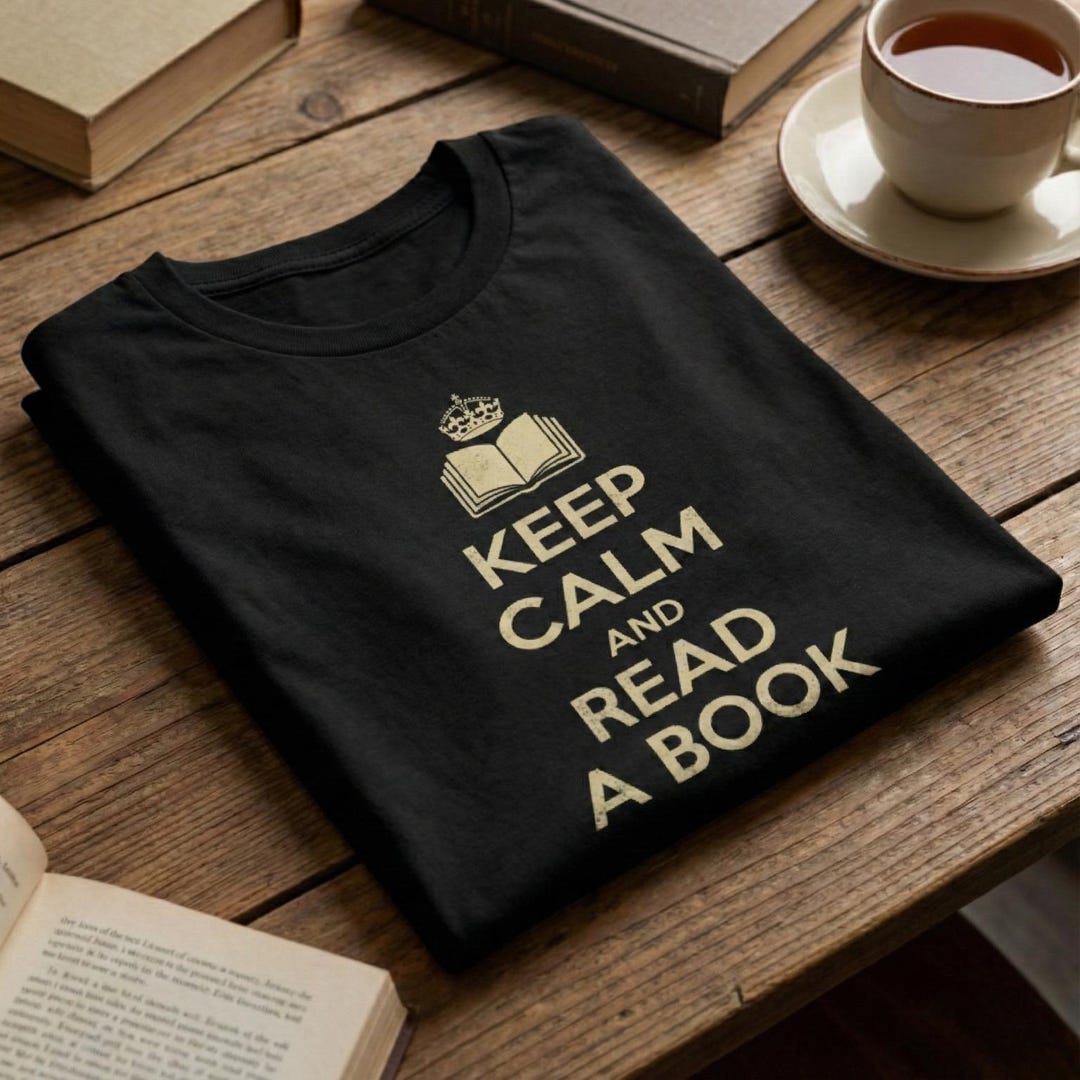 Keep Calm and Read a Book Shirt, Book Lover Gift, Librarian T-shirt ...