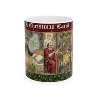 A Christmas Carol Mug Charles Dickens Books Ebenezer Scrooge Gift ...