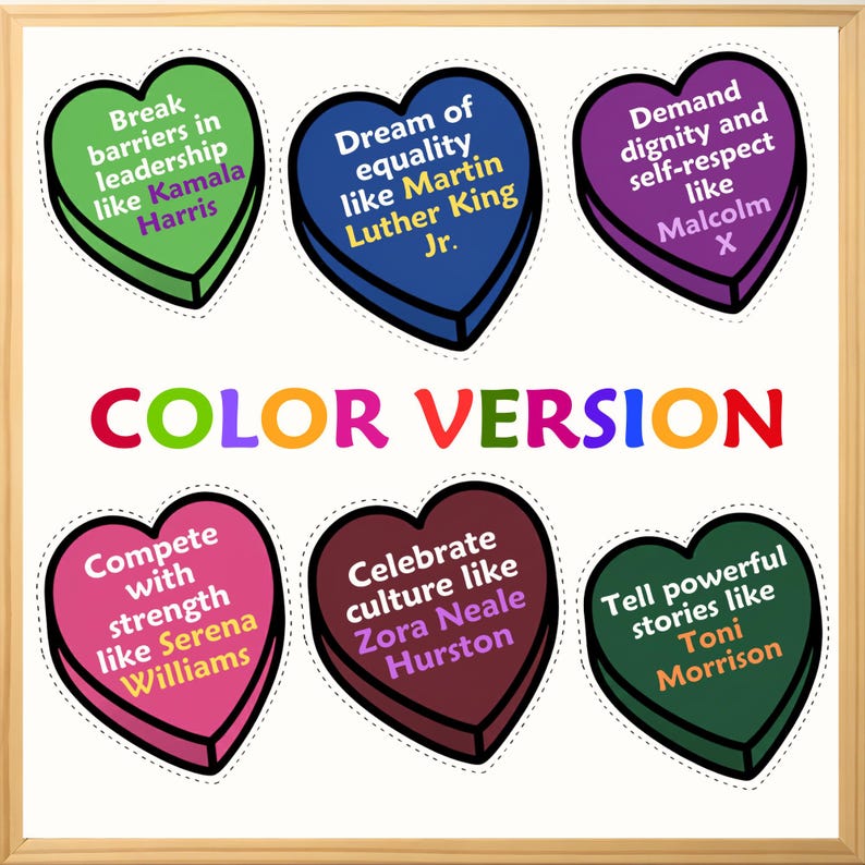 Black History Month Bulletin Board | Short Action Phrases Black Leaders ...