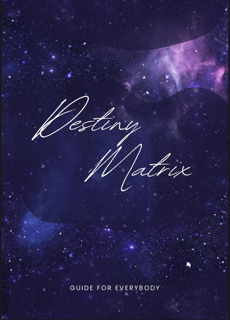 Destiny Matrix Detailed Guide - Etsy
