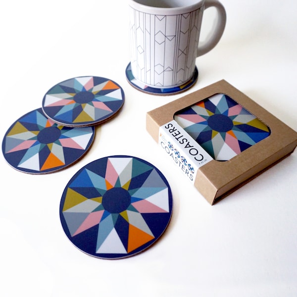 Geometric Coasters - Etsy UK