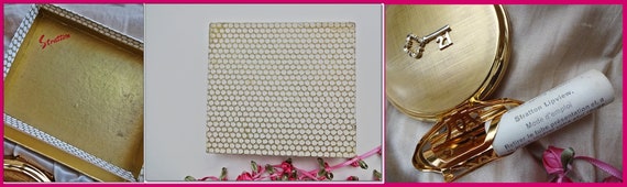 Vintage Compact, Lovely Stratton of London, Powder Co… - Gem