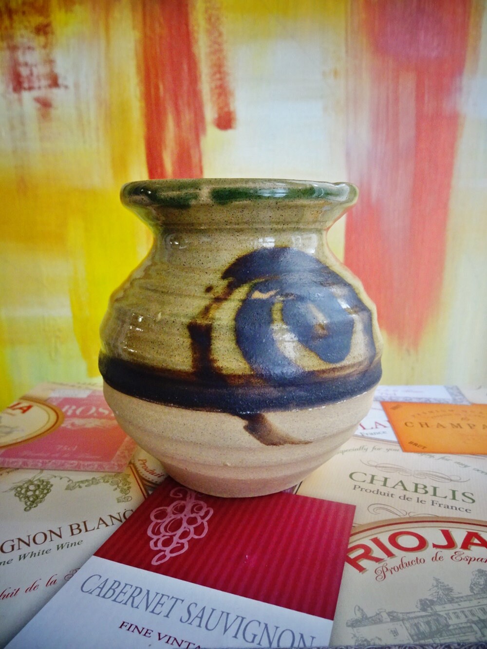 Scottish Pottery Studio Art Bud Vase Gerald Lyons Moffat - Etsy Ireland