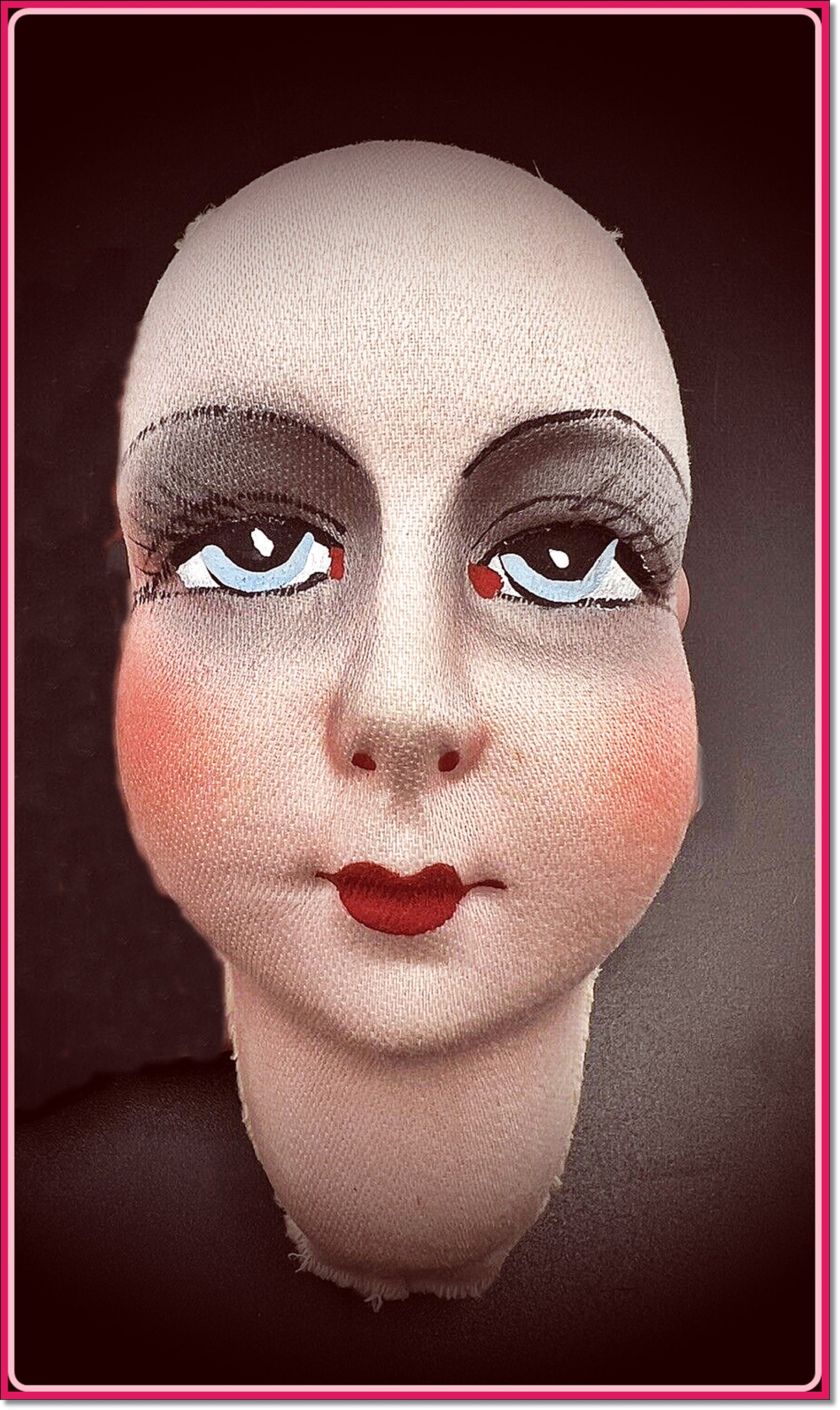 Boudoir Doll Head Antique French Boudoir Doll Mask Boudoir - Etsy