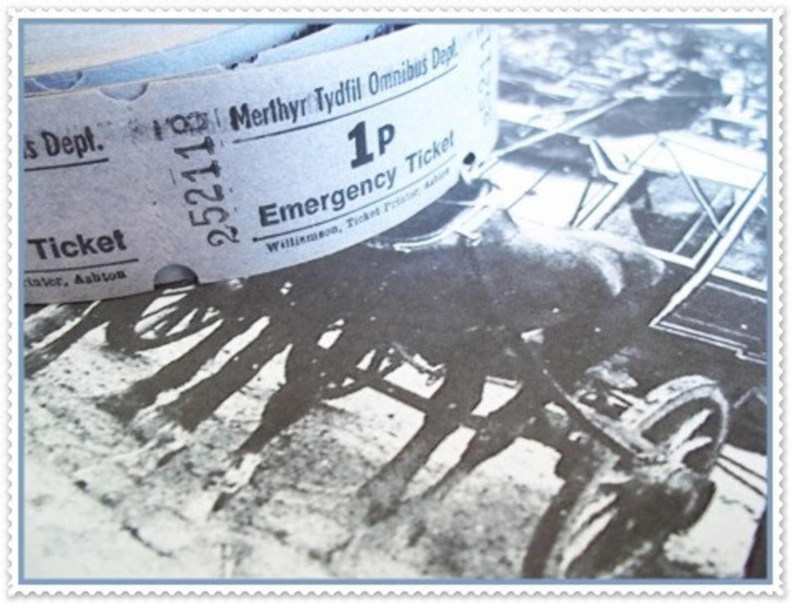 Vintage Tickets : 10 Original One Penny Unused Tickets British Bus ...