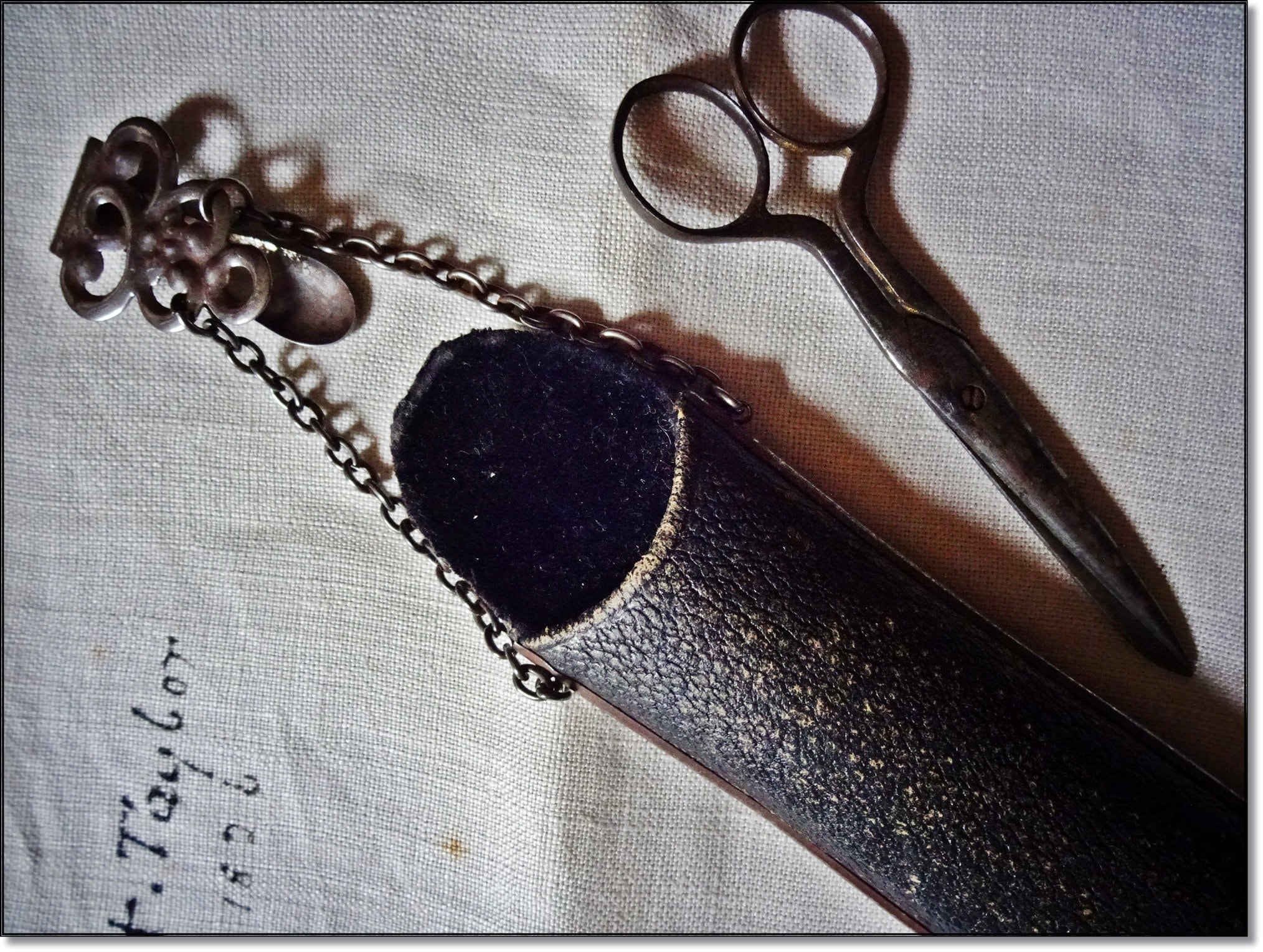 Victorian Chatelainevictorian Antique Seamstress Scissor - Etsy