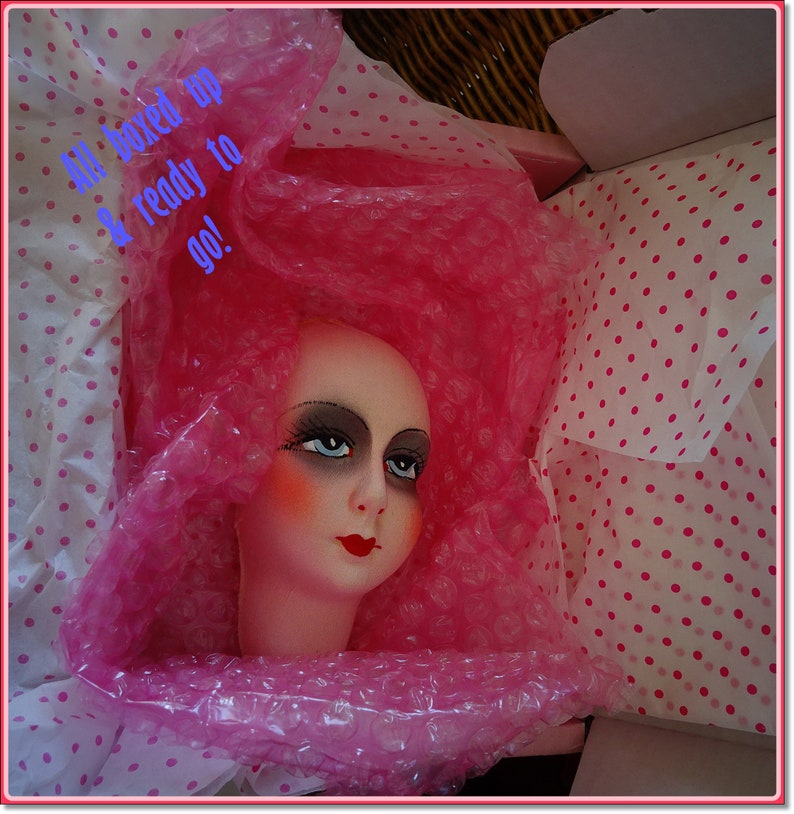 Boudoir Doll Head Antique French Boudoir Doll Mask Boudoir - Etsy