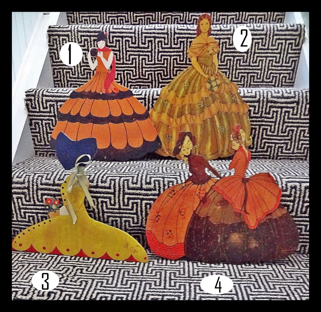 Antique Decor, Wooden Cut Out Panels, Original Mary Cruickshank,hand ...