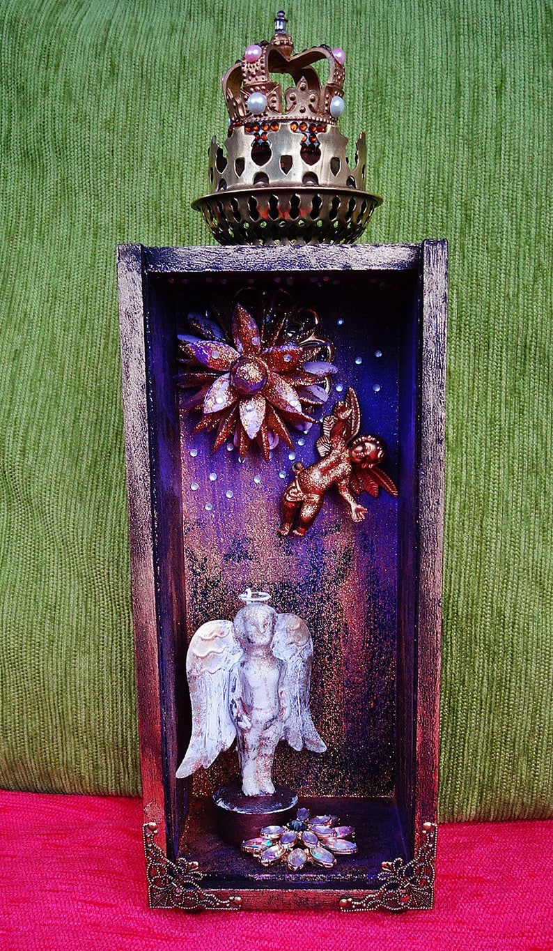 Shadow Box Art Altered Art Assemblage Art Shadow Box | Etsy