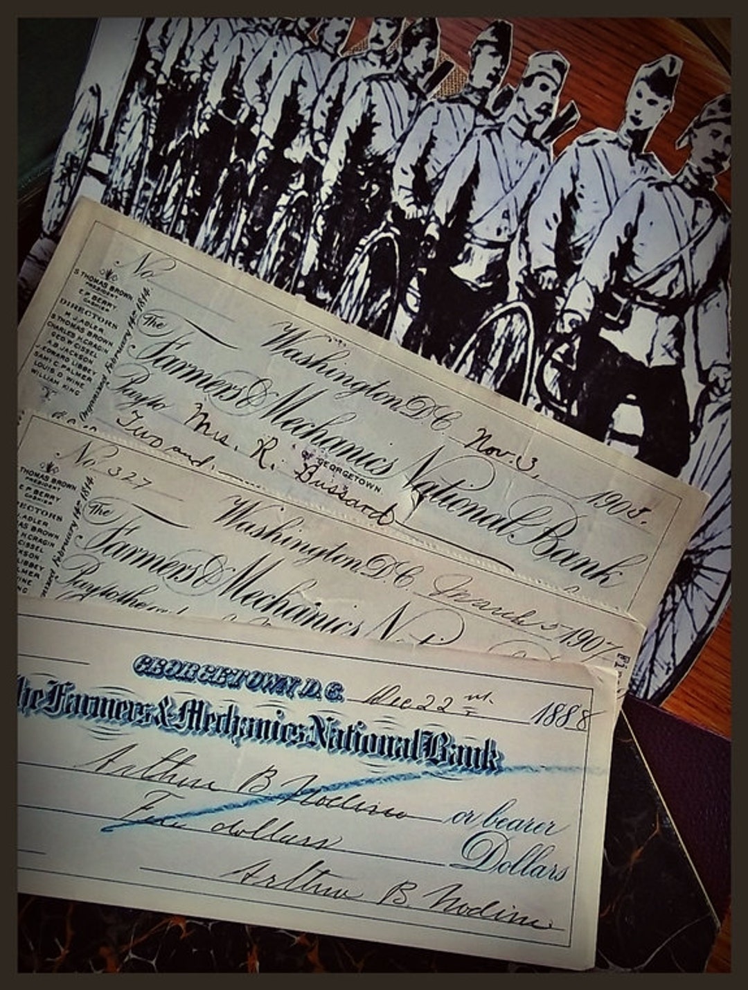 American Bank Check, Vintage Cheque, Assemblage Ephemera, Antique ...