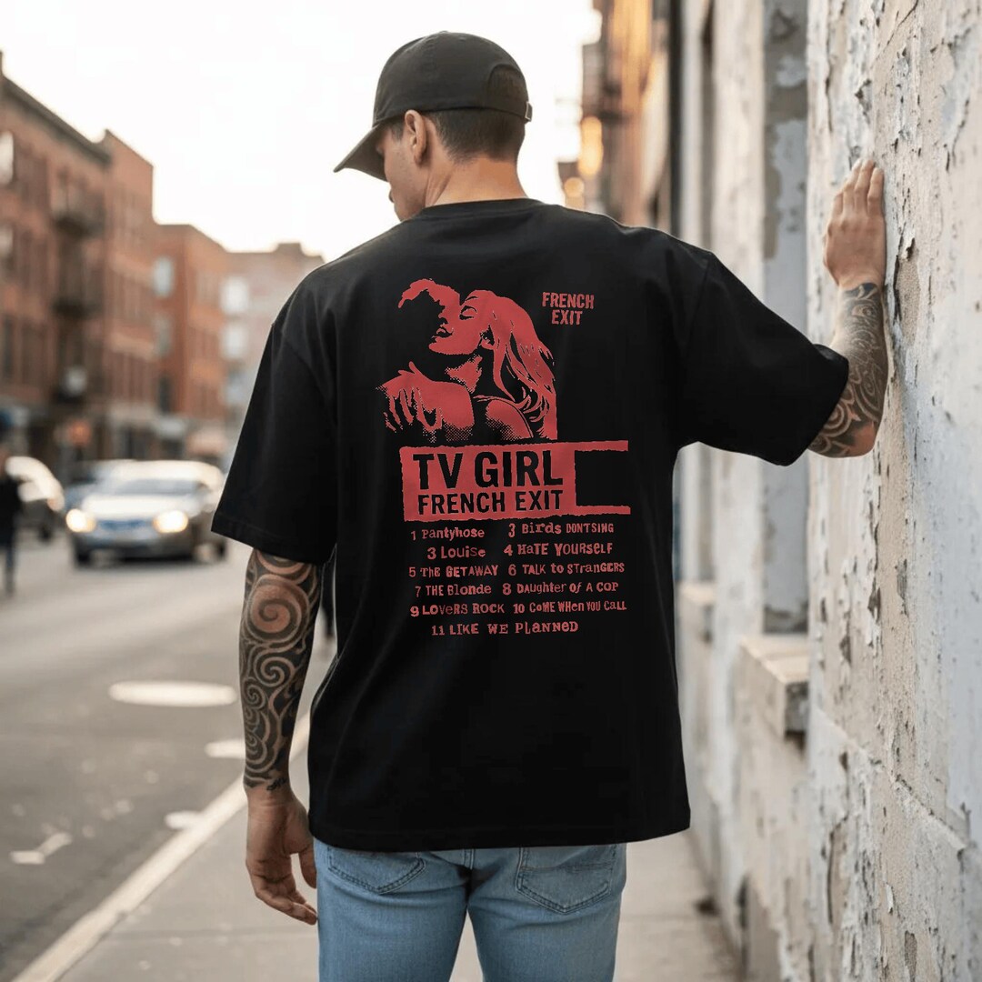 TV Girl Shirt – French Exit Album Back Shirt – TV Girl Merch – Pop ...