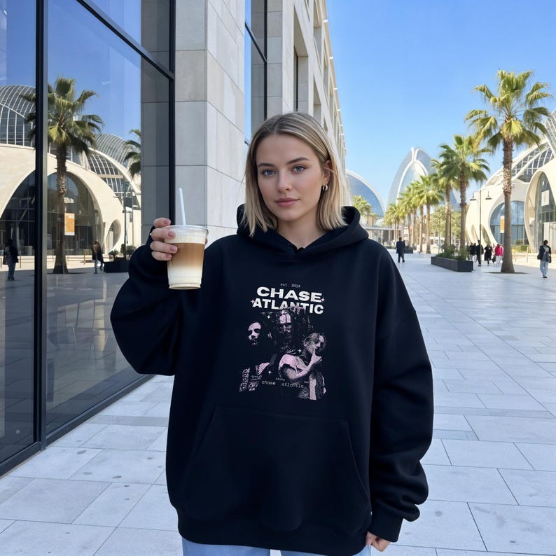 Chase Atlantic Hoodie - Chase Atlantic Album Back Hoodie - Pop Music ...