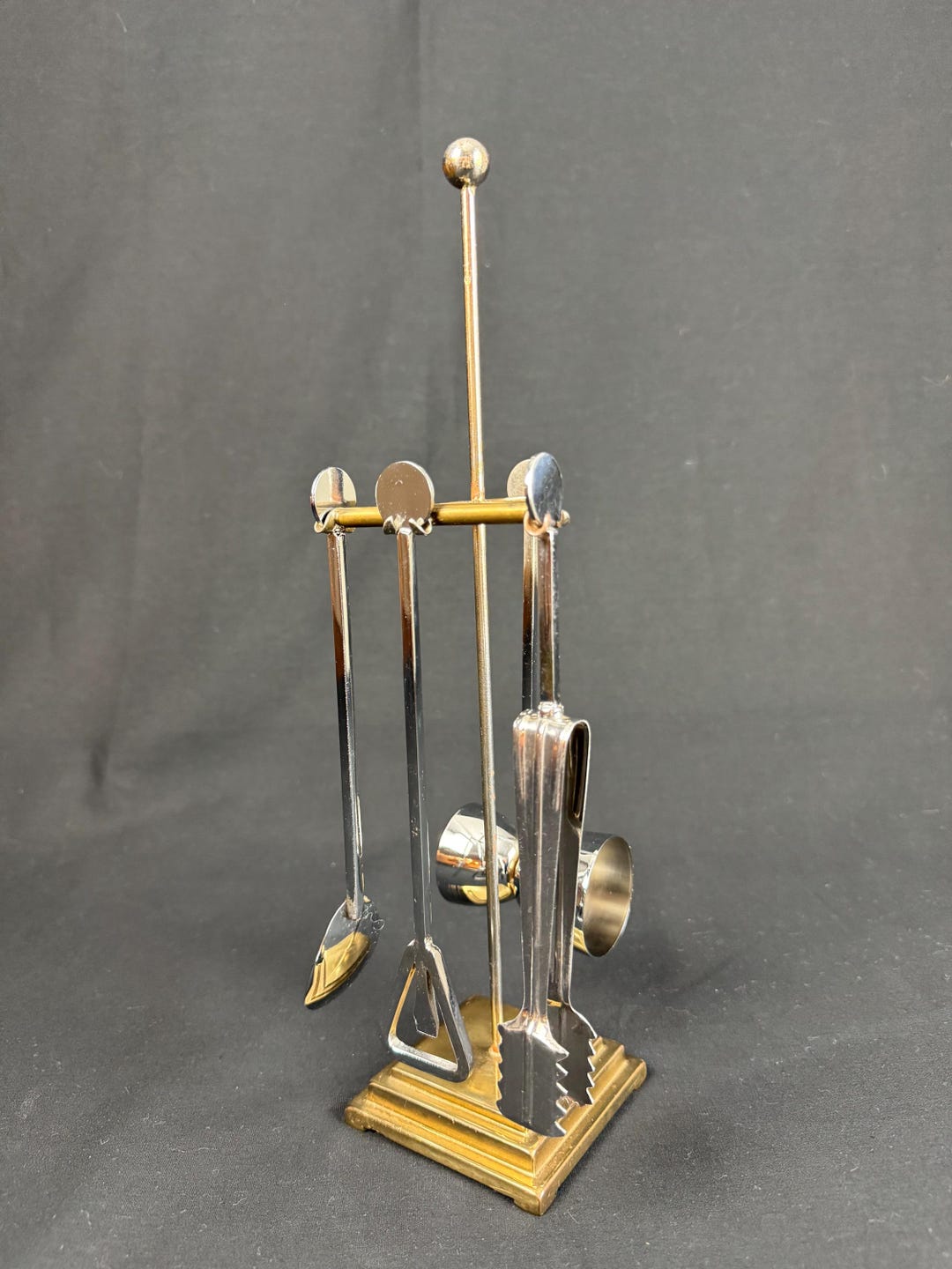 Vintage Italian Stainless Steel Bar Tool Set With Stand. 1960's - Etsy