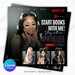 Hair-flix Inspired Flyer | Editable Canva Template for Hair Stylists ...
