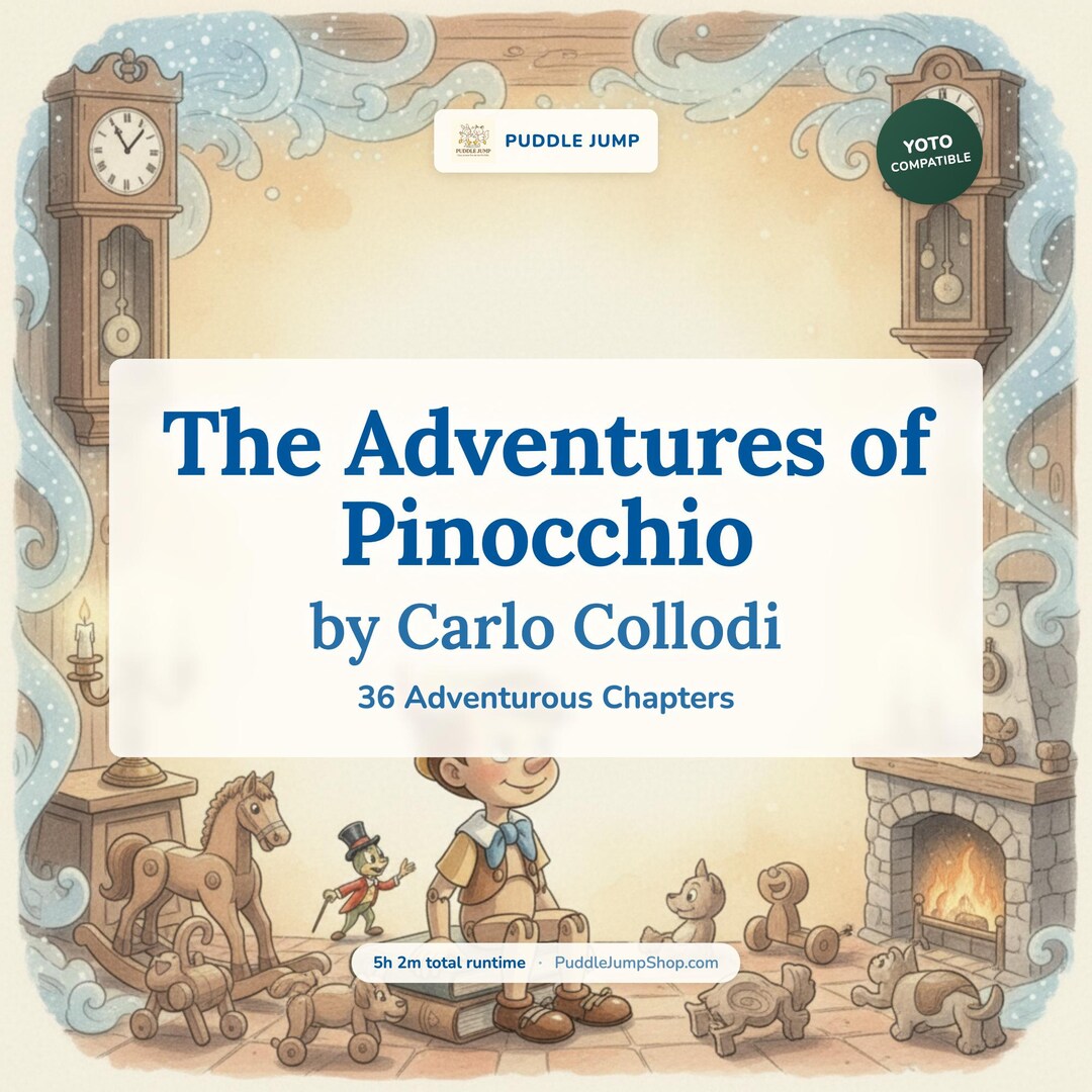The Adventures of Pinocchio – Yoto Complete Audiobook for Kids – Ages 5 ...