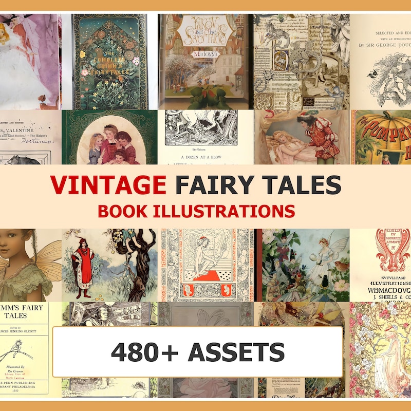 Antique Storybook Art - Etsy