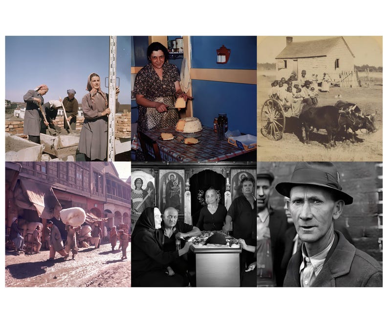 Vintage Everyday Life Scenes Historical Photo | Printable | Photo ...
