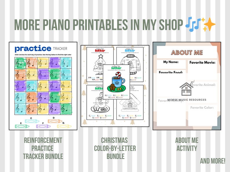 Editable Piano Practice Checklist | Music Practice Tracker for Students ...