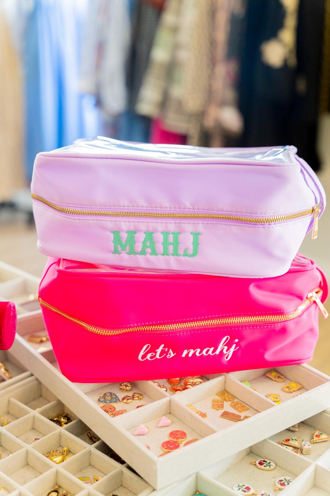 Clear Mahjong Tile Storage Bag With Handles - Etsy
