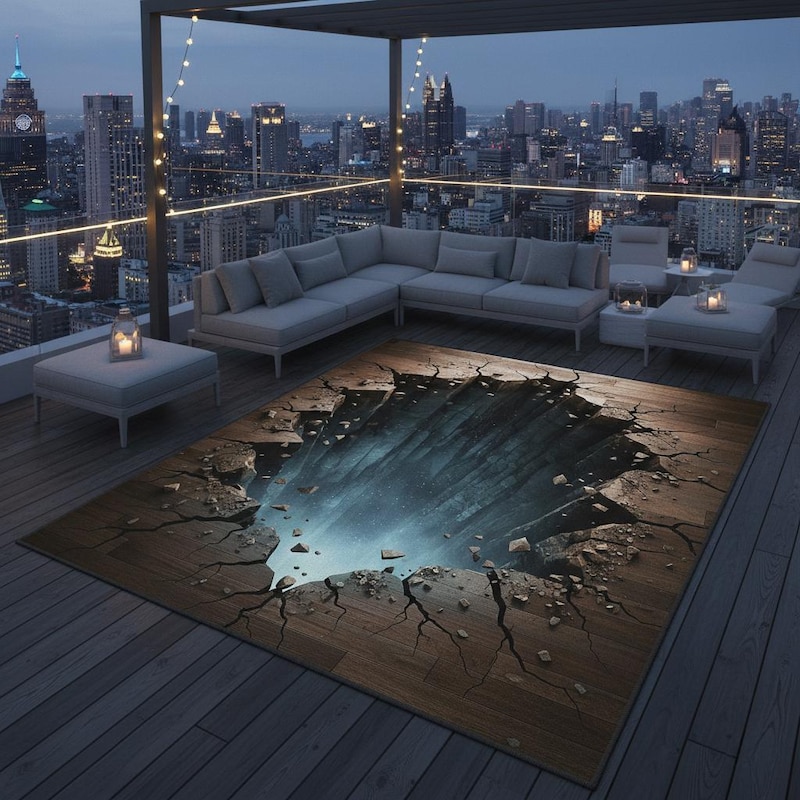 3d Optical Illusion Rugs - Etsy