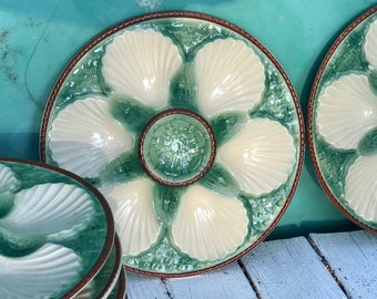 French VALLAURIS Ceramic Shell Plate by Dominique Guillot 1960, Vintage ...