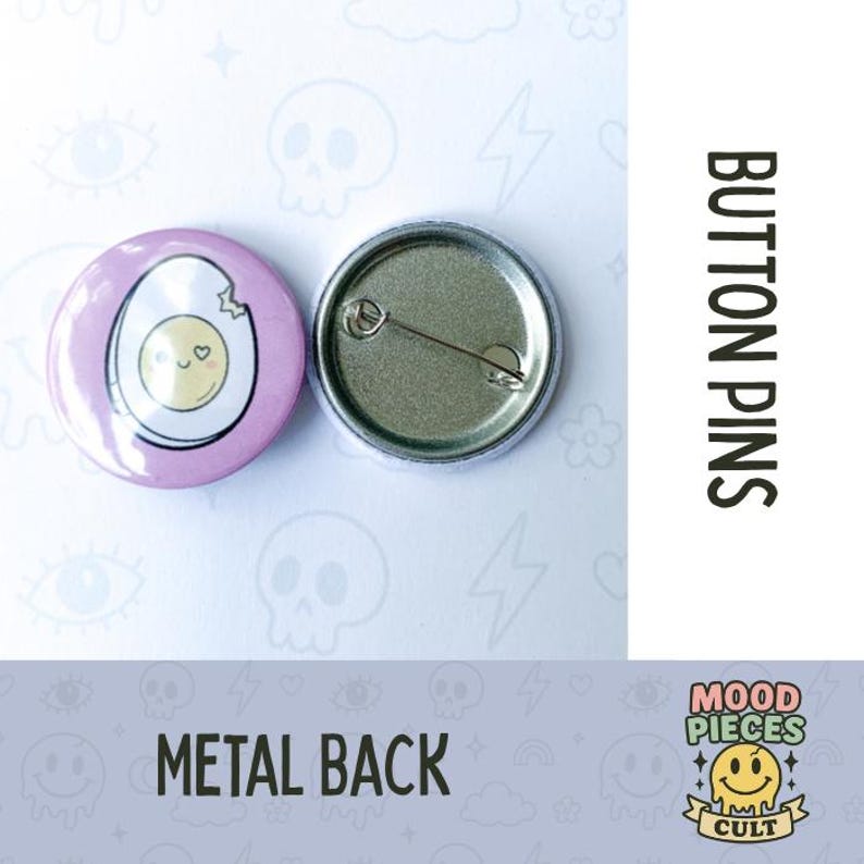 Flowey Button Pins| Kawaii Game-inspired Flower 1.25 Inch Pins ...