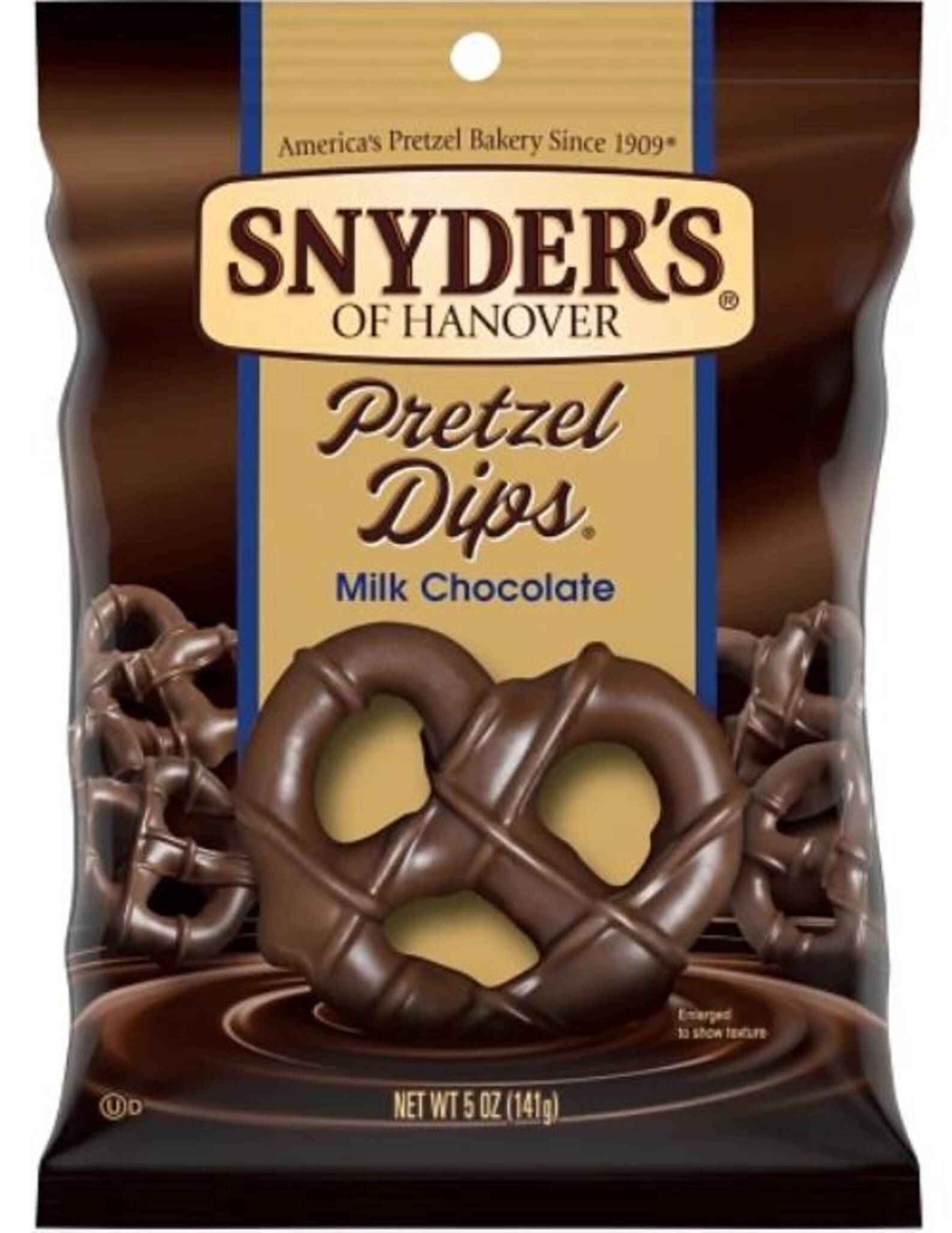 S6-02) Box - US - CASE - Pretzel - Snyders of Hanover - Milk Chocolate Pretzel Dip 5oz (141g) X ...