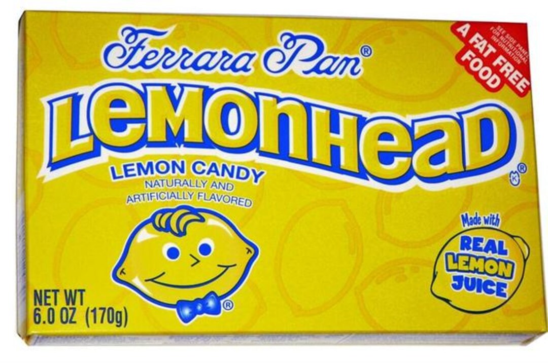 S1-04) Box - US - Theater Box Lemonhead 5 Oz 12 Units - Etsy