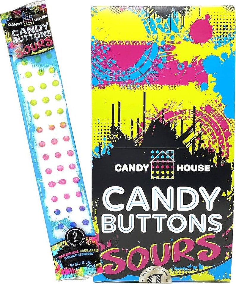 S1-05) Box - US- Doscher Candy House Candy Buttons - Sour - Standard ...