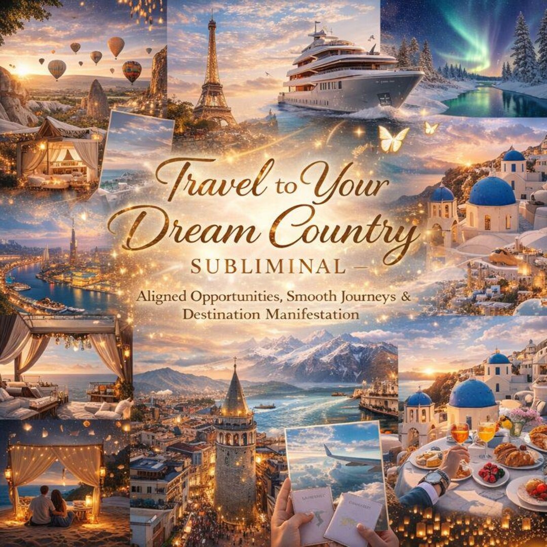 Travel to Your Dream Country Subliminal – Aligned Opportunities, Smooth ...