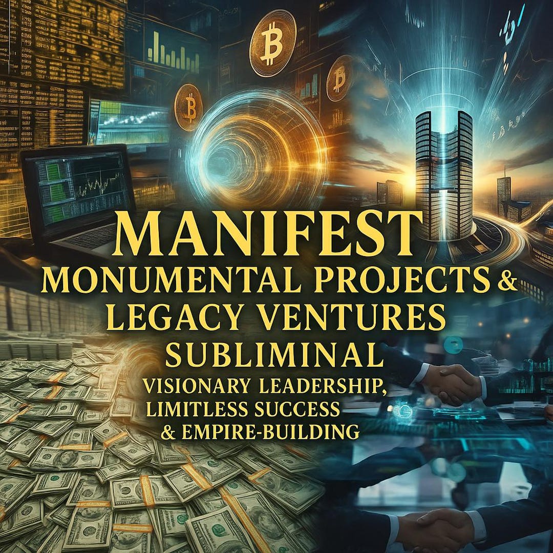 Manifest Monumental Projects & Legacy Ventures Subliminal – Visionary ...
