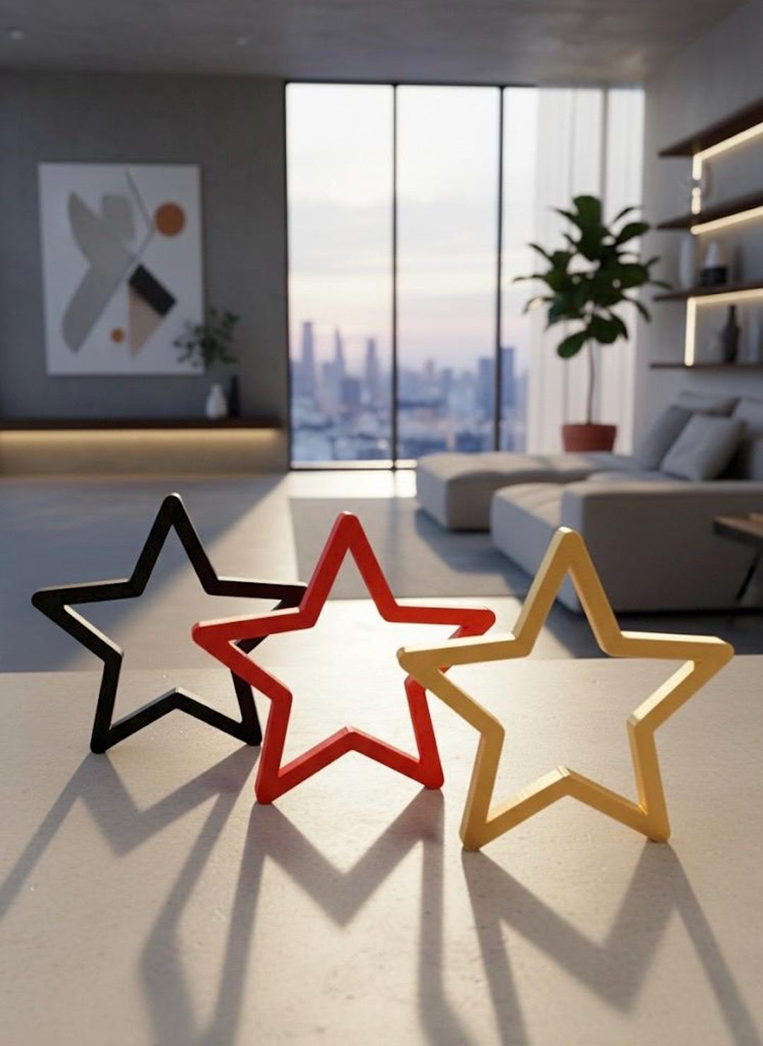 Decorative Stars | 3d-printed Stars Made of PLA | Stylish Table ...