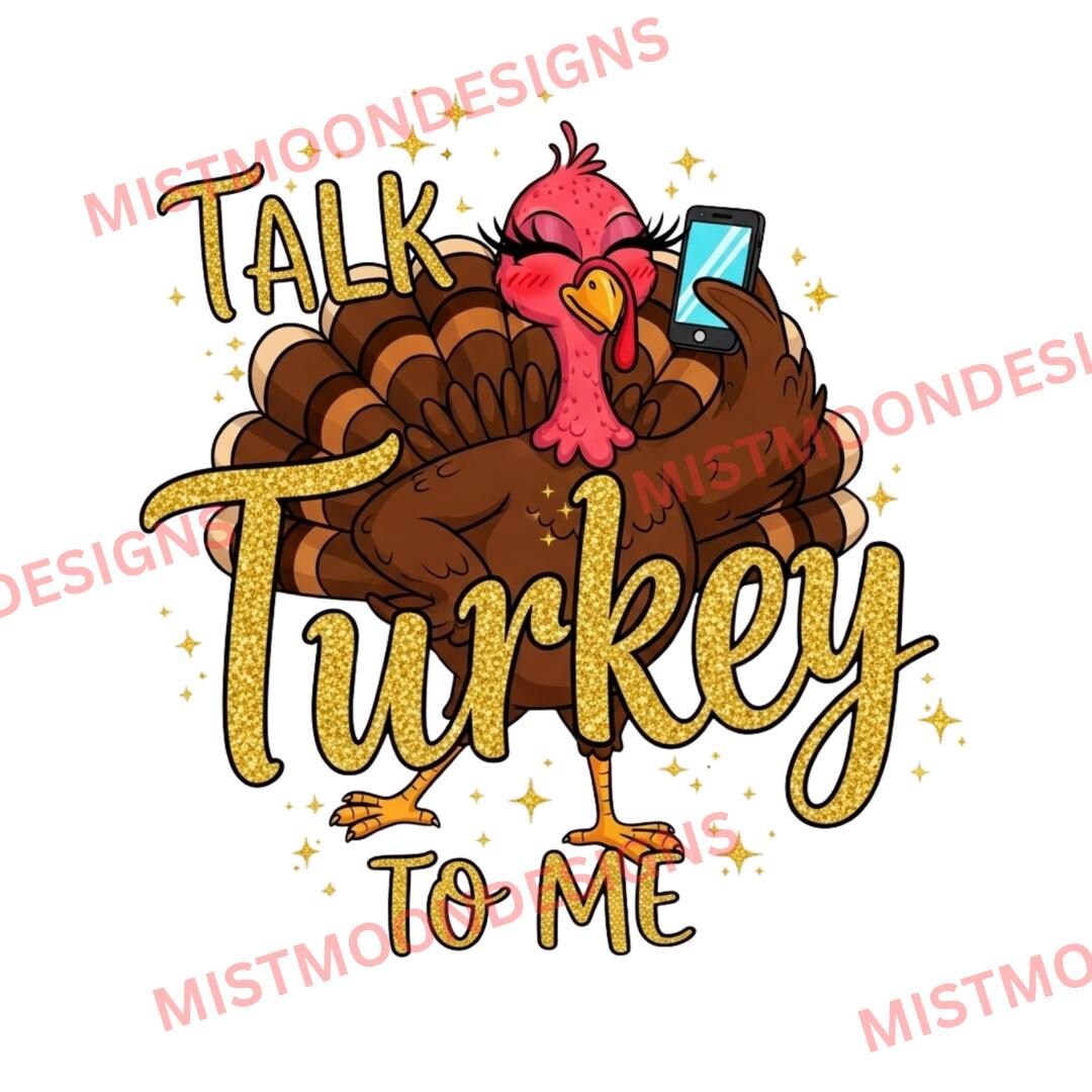 Talk Turkey to Me PNG | Funny Turkey Clipart | Flirty | Thanksgiving ...