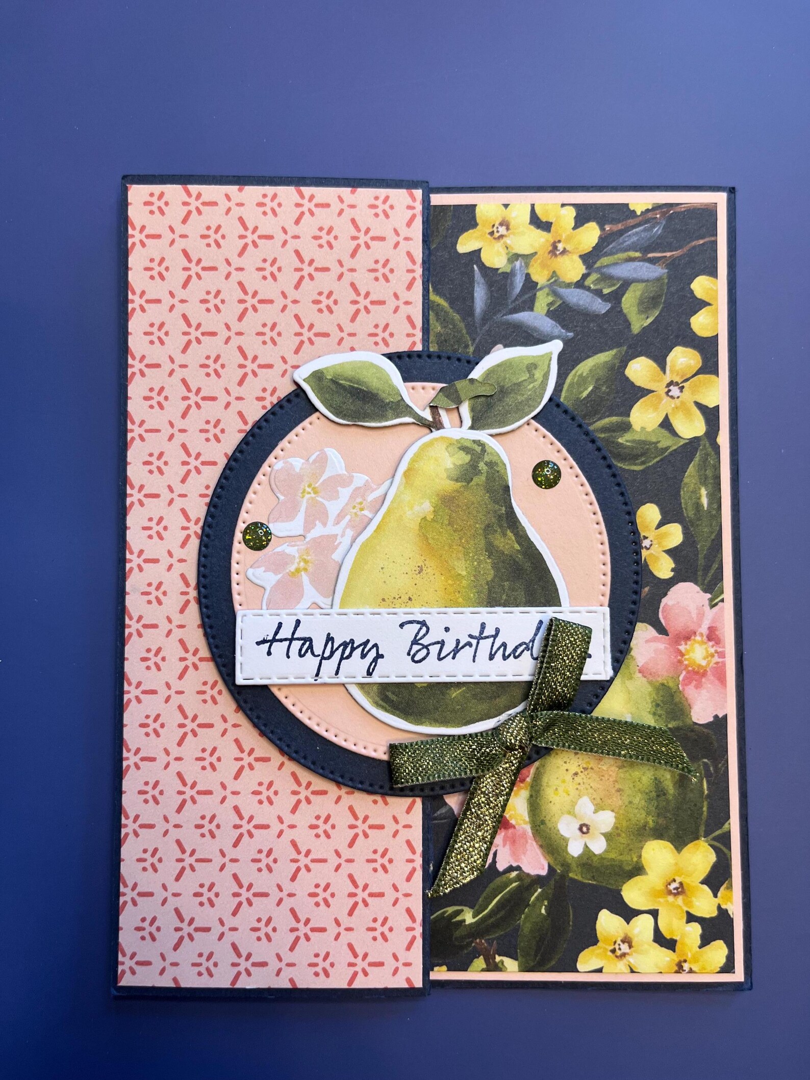 Stampin' Up! Birthday Pear Card - Etsy