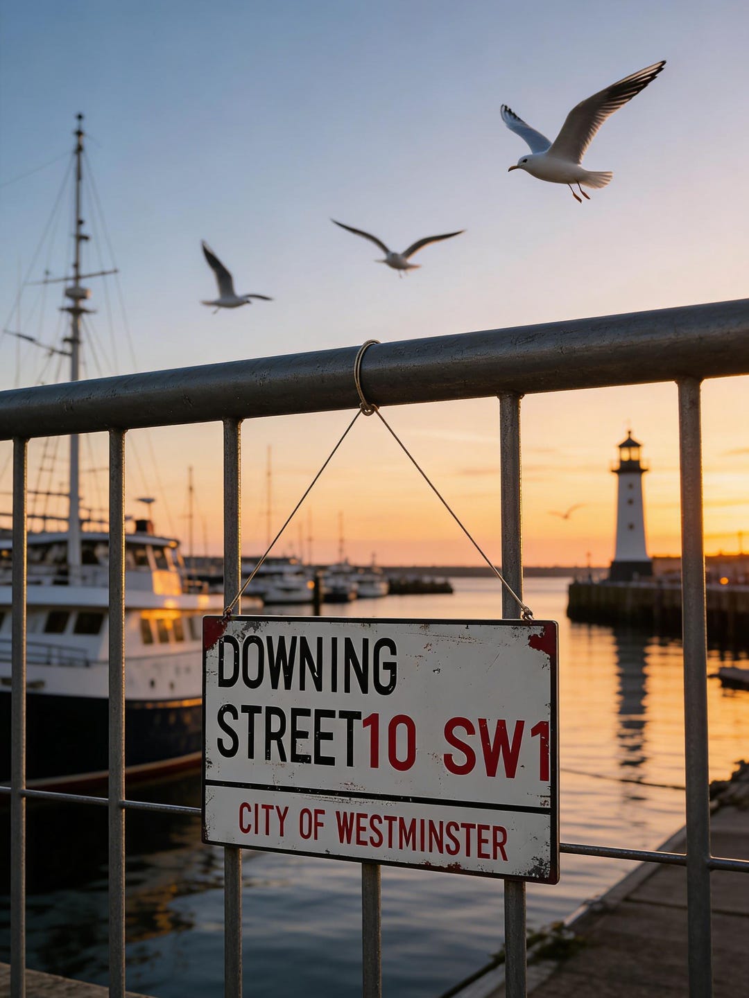 Custom London Street Sign Metal Wall Decor, Personalized Downing Street ...