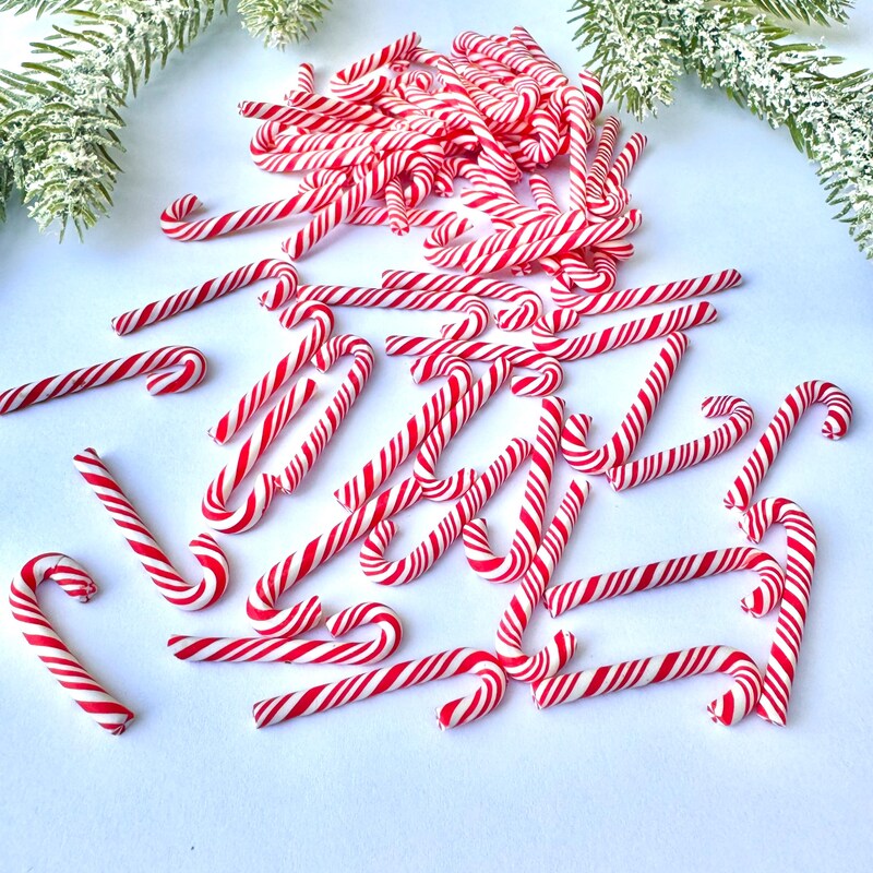 Miniature Candy Canes - Etsy