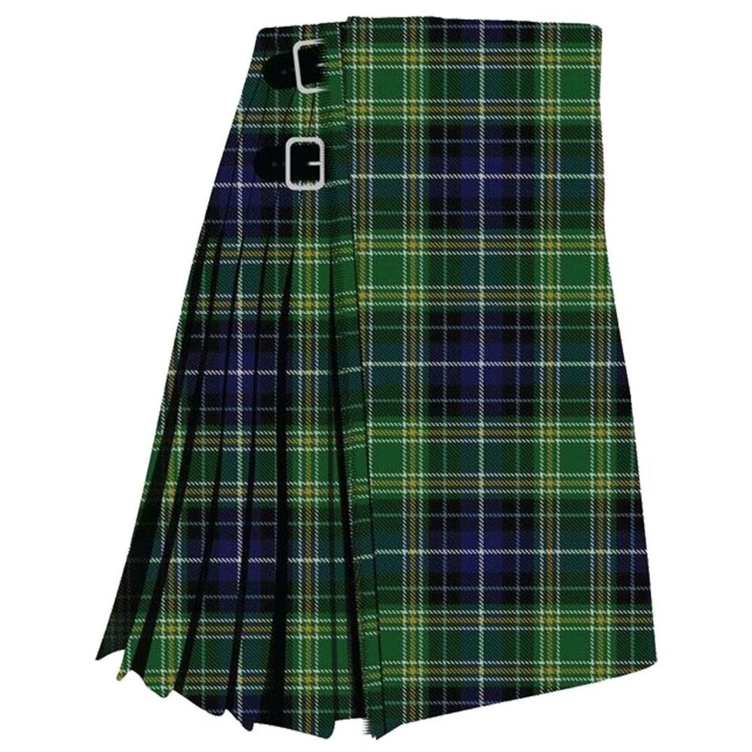 Clan Mackellar Modern Tartan Kilt for Men Traditional Scottish Highland ...