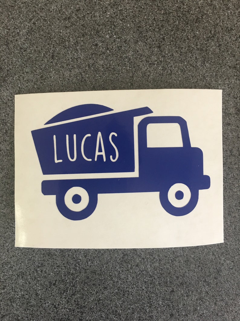 School Labels Folder Labels Dump Truck Sticker Contigo - Etsy