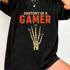 Anatomy of a Gamer Hand Skeleton Png Design, Pc Gaming T-shirts Design ...