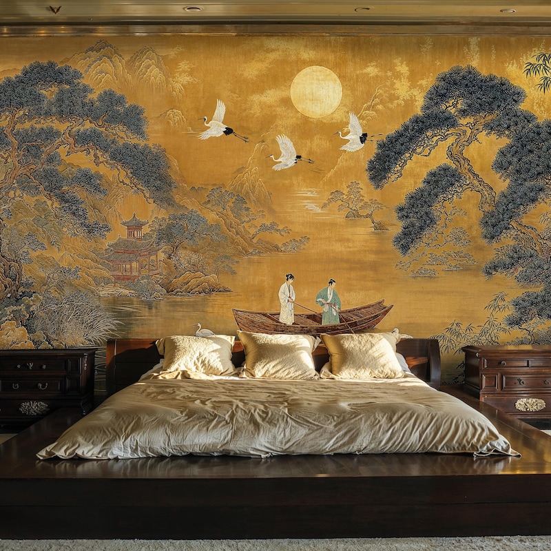 Chinese Wallpaper - Etsy UK