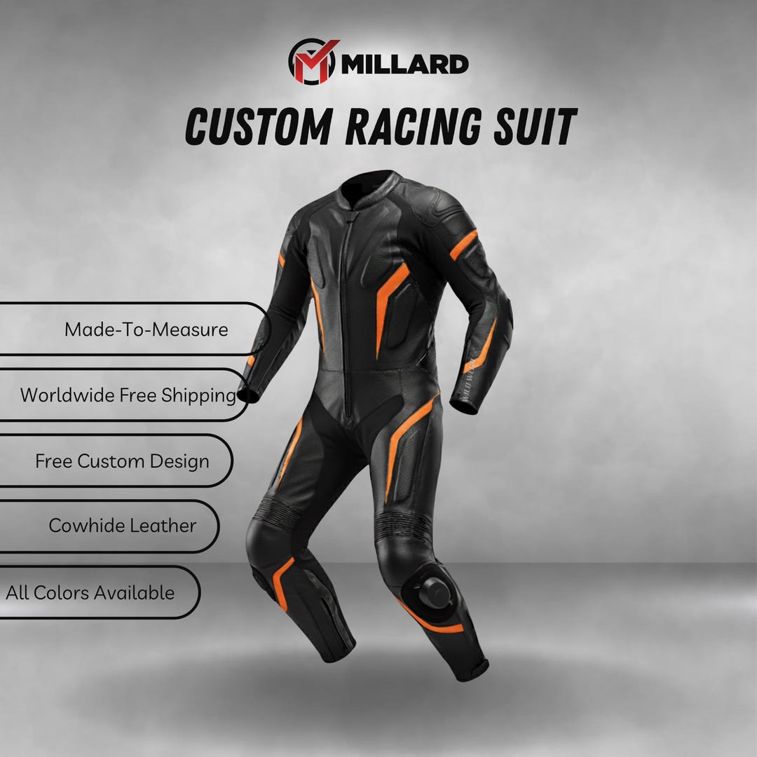 Custom Motorbike Racing Leather Suit | Motorcycle Track Leathers ...