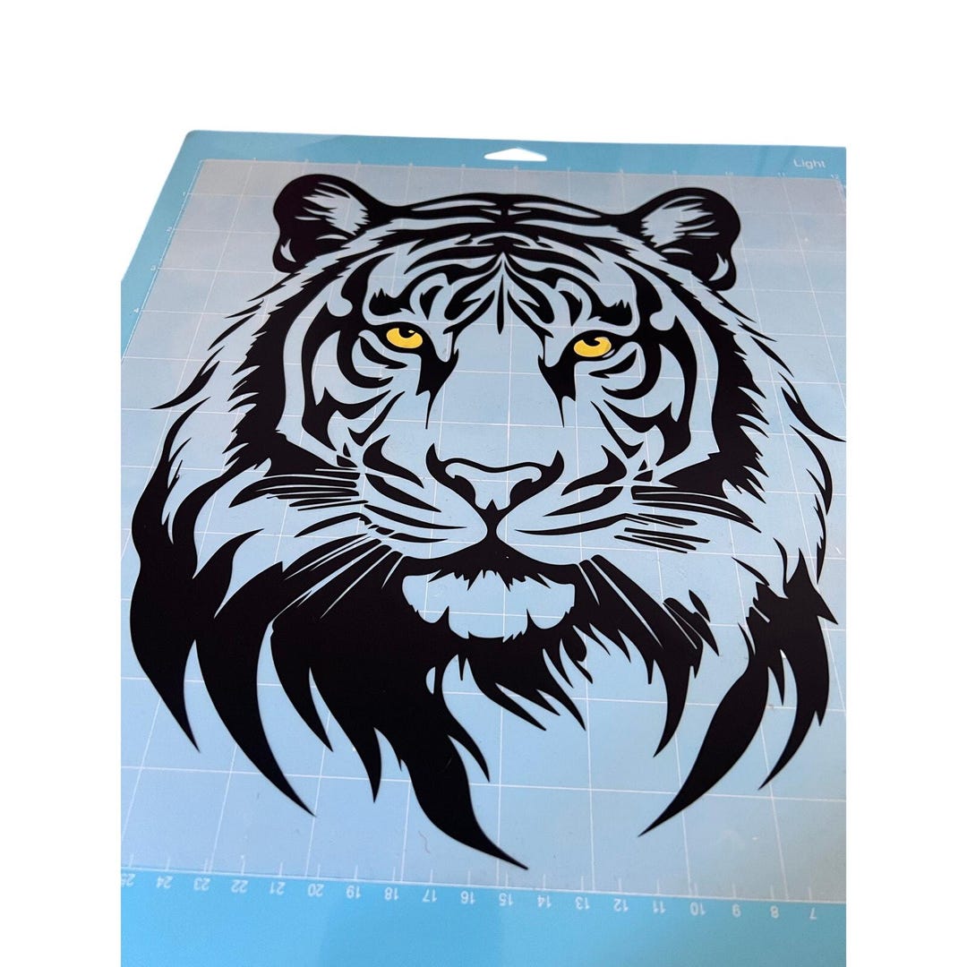 Tiger Vinyl Decal - Etsy
